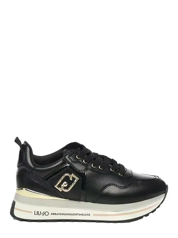 Liu Jo Maxi Wonder Logo-plaque Sneakers - Black
