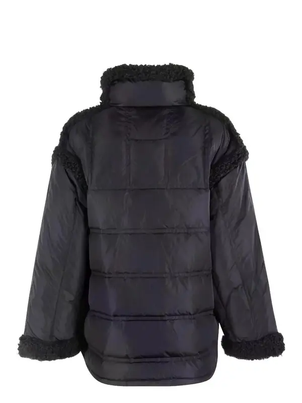 STAND STUDIO Puffer Jacket With Trim - Black