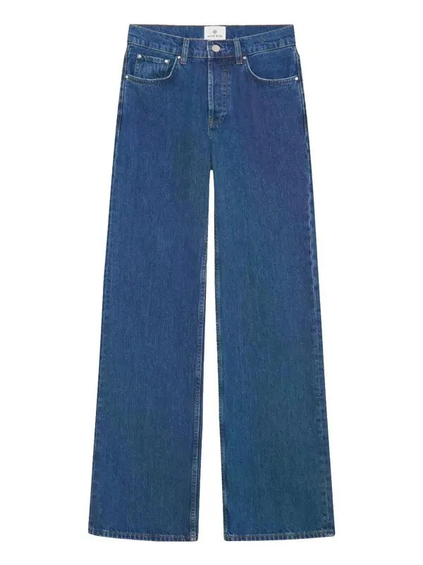 ANINE BING Hugh Wide-leg Jeans - Blue