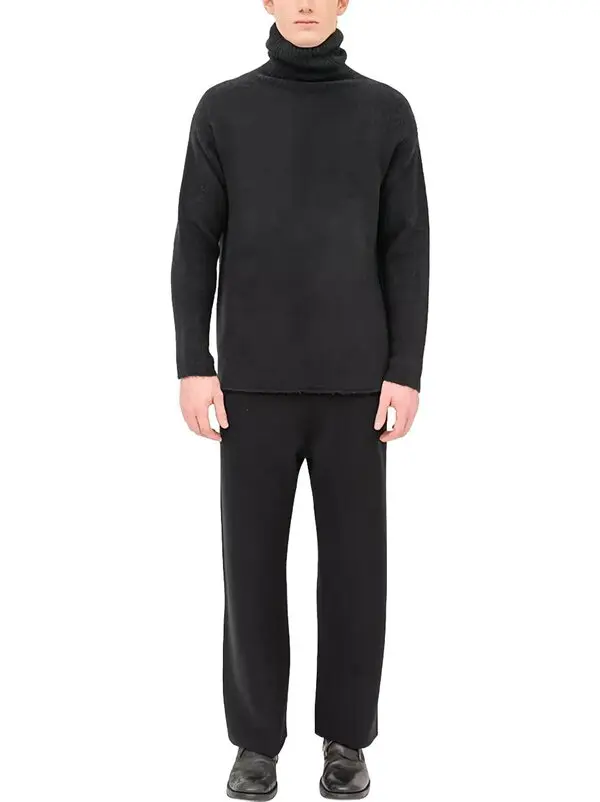 LABEL UNDER CONSTRUCTION Long-sleeved Turtleneck Sweater - Black