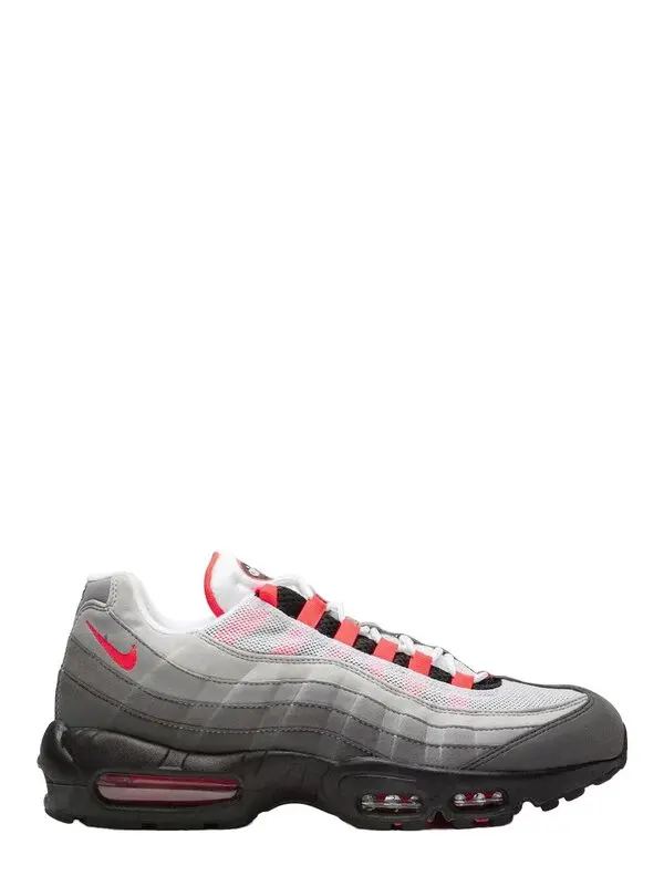 Nike Max 95 Og Solar Red Lace-up Sneakers - Grey