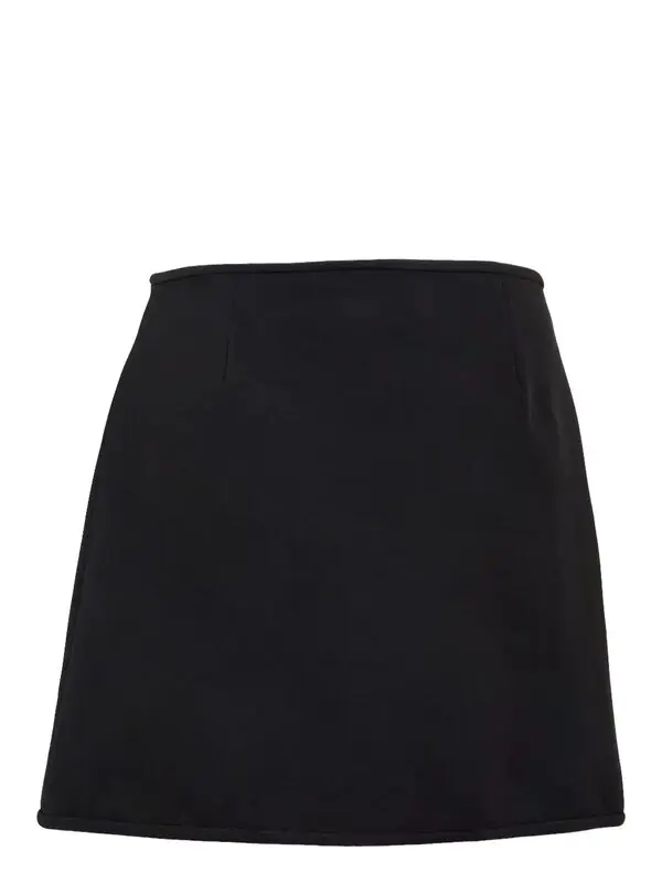 MSGM Button-fastening Mini Skirt - Black
