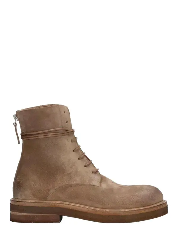 Marsèll Parrucca Lace-up Zip Boots - Neutrals
