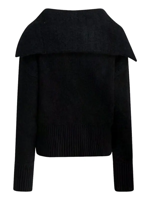 SA SU PHI Zip-fastening Cardigan - Black