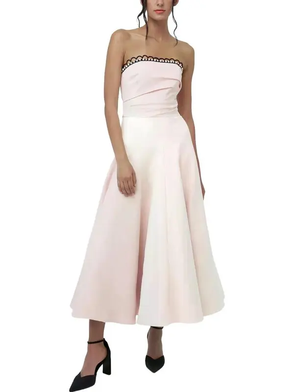 NAFSIKA SKOURTI Strapless A-line Dress - Pink