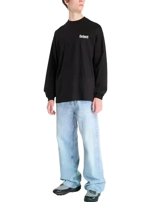 Carhartt Work In Progress Schooling Mock-neck T-shirt - Black