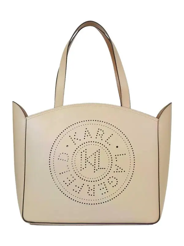 Karl Lagerfeld Medium K/circle Tote Bag - Neutrals