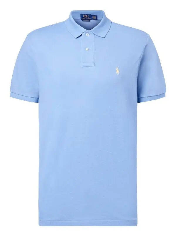 Polo Ralph Lauren Cotton Pique Polo Shirt - Blue