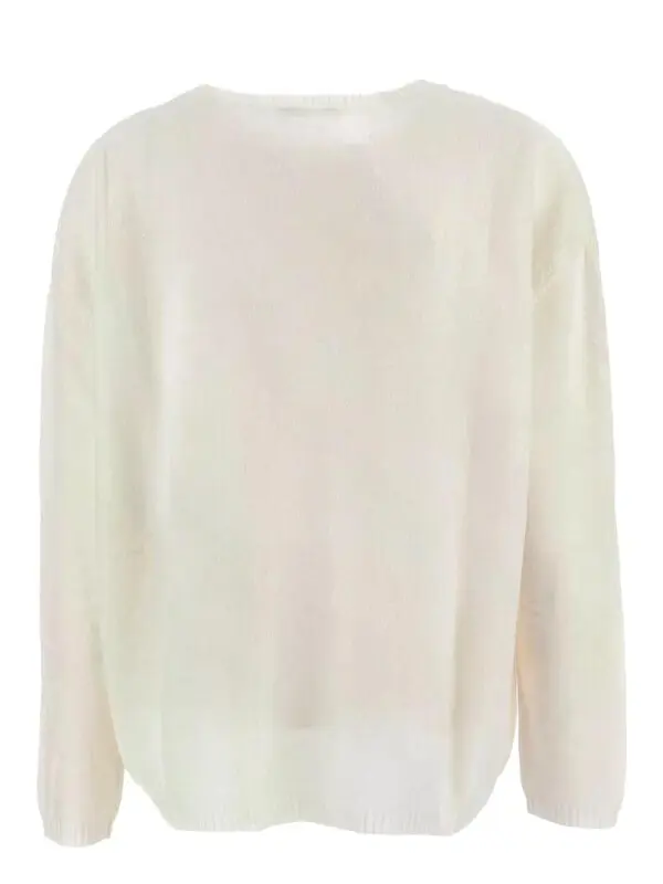 M.S.M. Crew Neck Long Sleeve Sweater - Neutrals