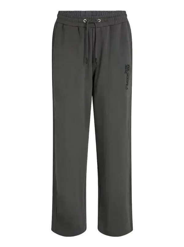 Karl Lagerfeld Drawstring Track Pants - Grey