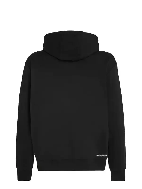 Karl Lagerfeld Ikon K-initial Hoodie - Black