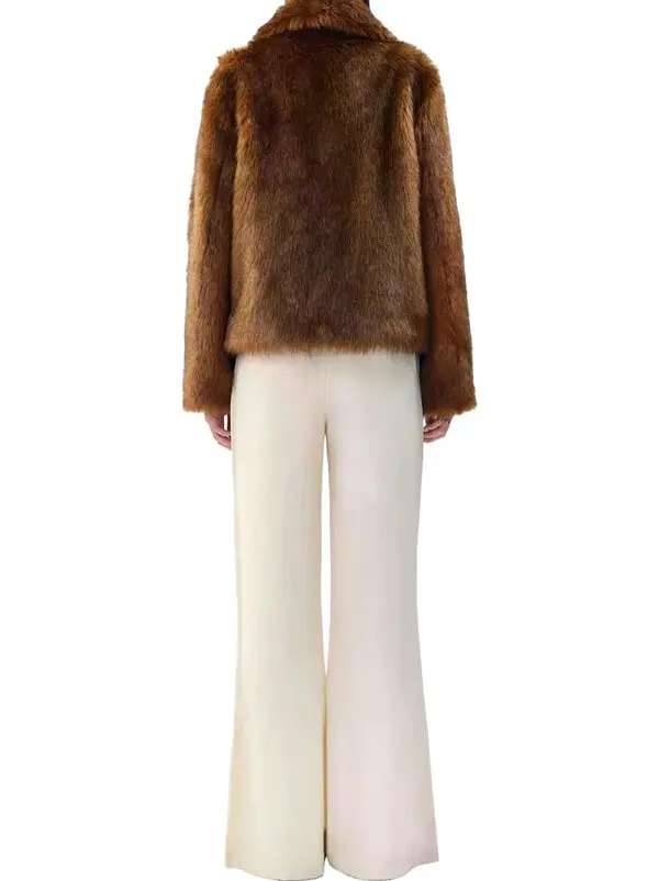 UNREAL FUR Courage Faux Fur Jacket - Brown