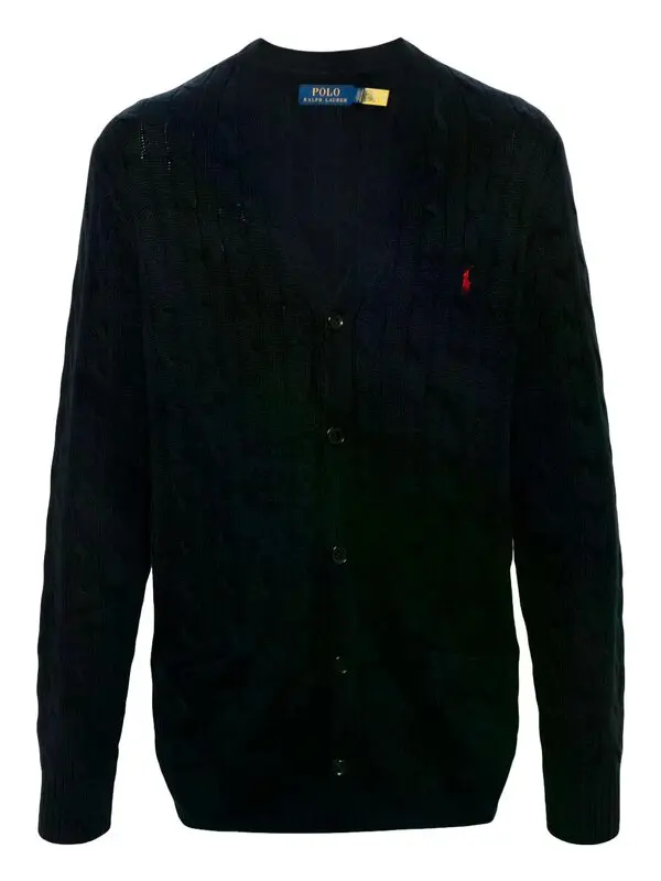 Polo Ralph Lauren Cable-knit Cardigan - Blue