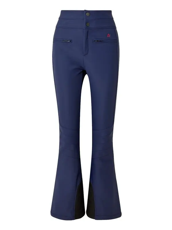 Perfect Moment Aurora Embroidered Bootcut Ski Pants - Blue