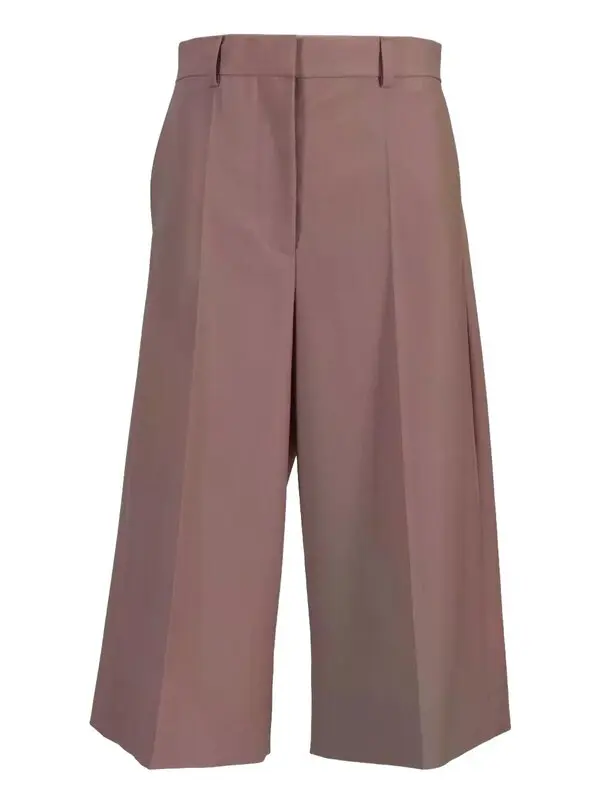 Stella McCartney Tailored Culottes In Wool - Brown