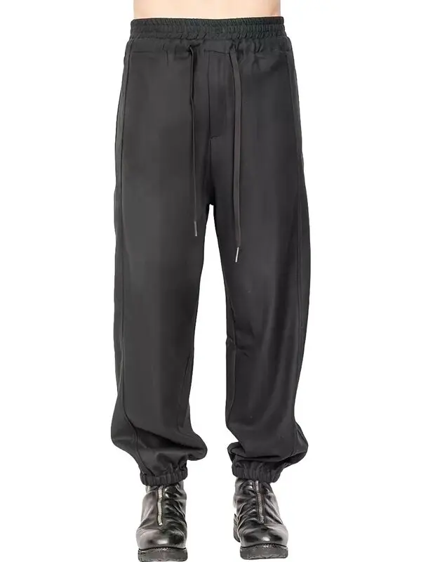 Andrea Ya'aqov Drawstring-waist Trousers - Black