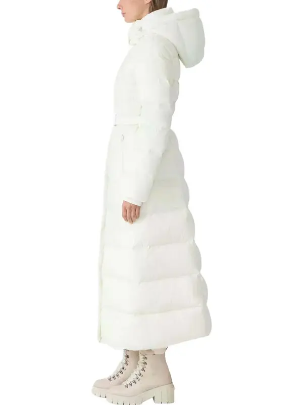 Mackage Calina Hooded Belted Coat - Neutrals