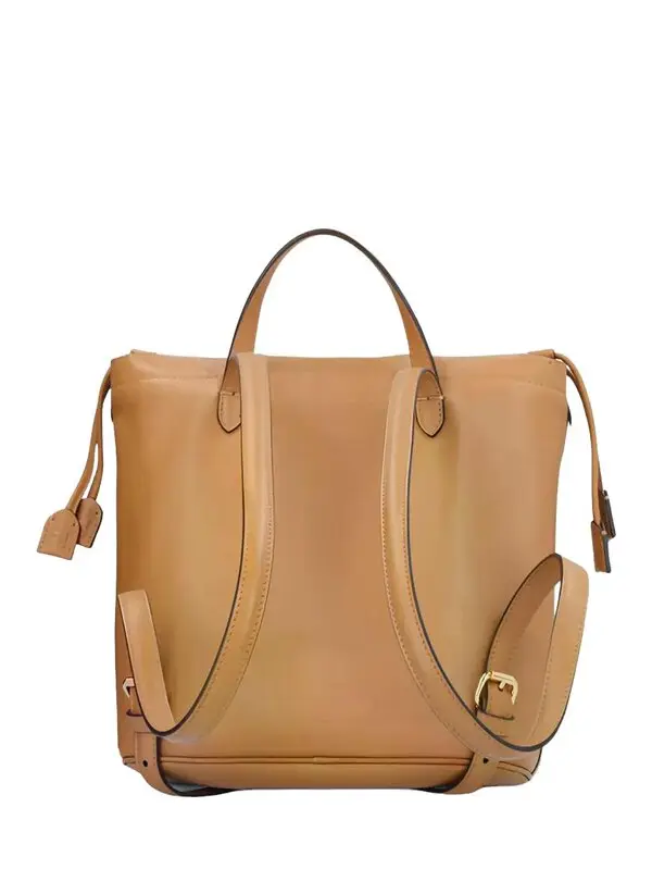 Fendi Ff-clasp Backpack - Brown