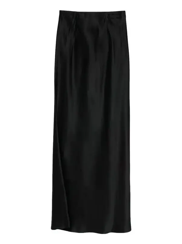FRENKEN Base Flowy Seam Skirt - Black