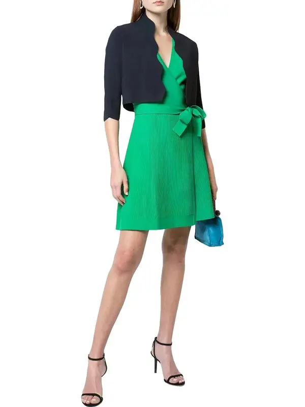 Lela Rose Bolero Jacket - Blue