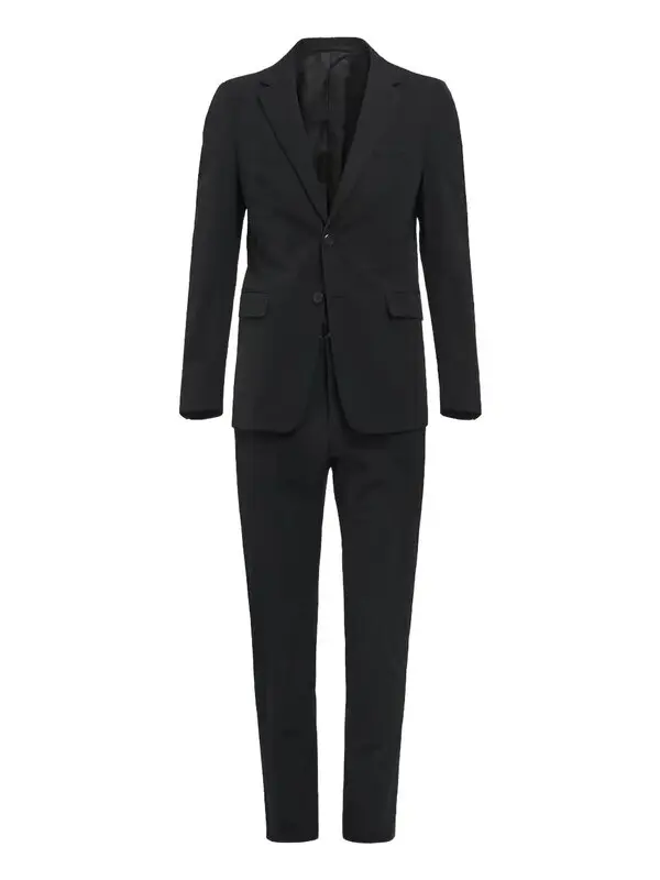 Prada Single-breasted Suit - Black