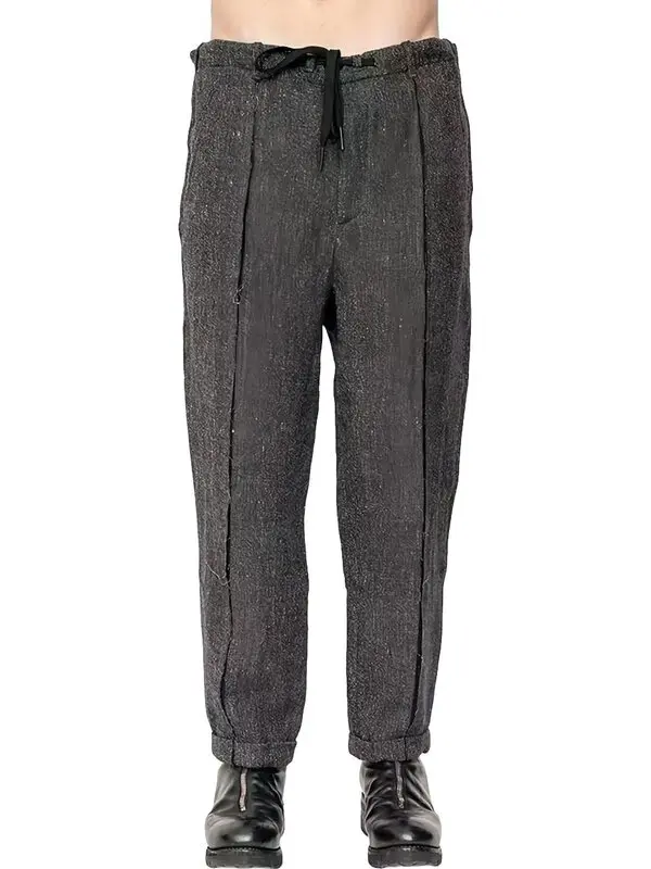 Andrea Ya'aqov Drawstring Waist Trousers - Grey