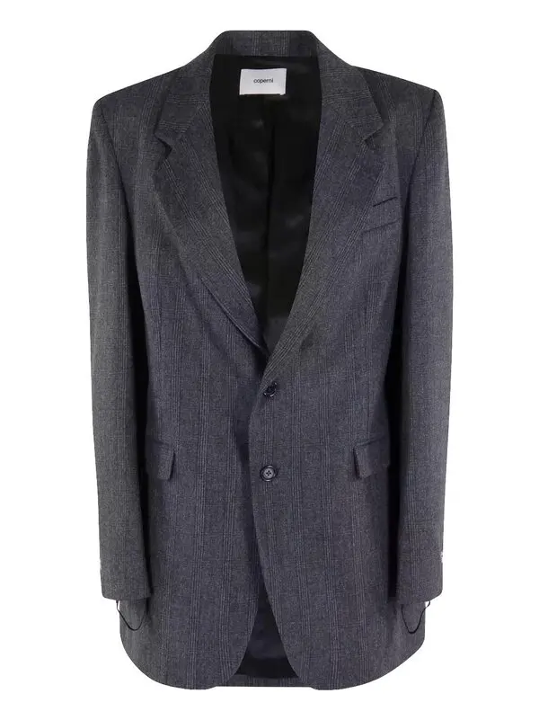 Coperni Checked Blazer - Grey