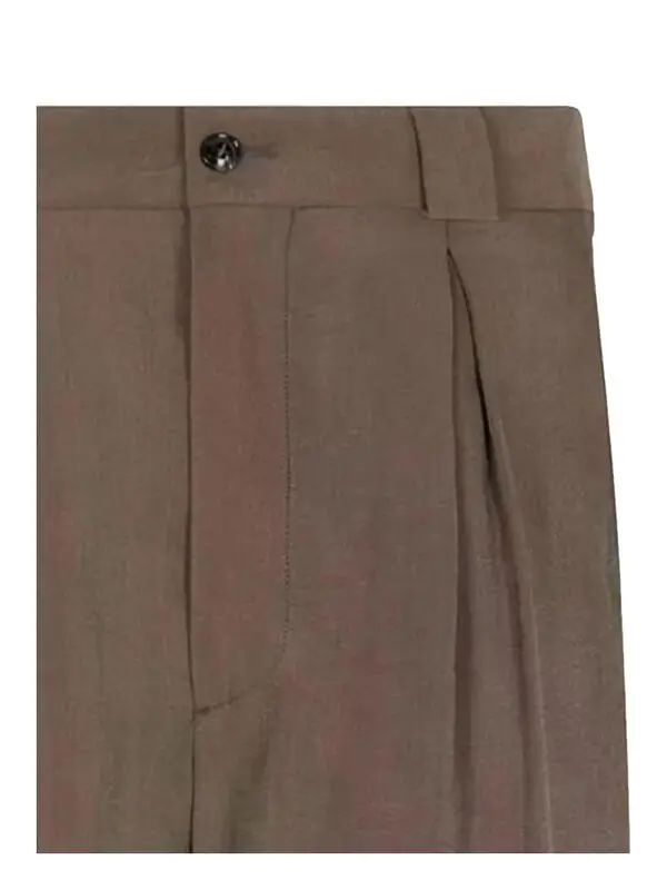Giorgio Armani Pleated Trousers - Brown
