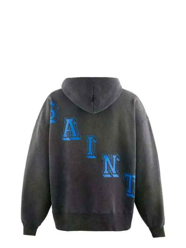 SAINT MXXXXXX Graphic Hoodie - Black