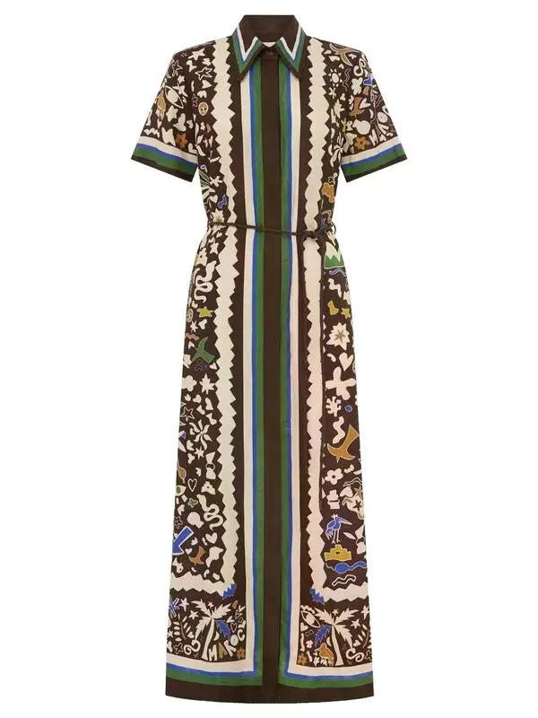 ALEMAIS Maroc Dress - Brown