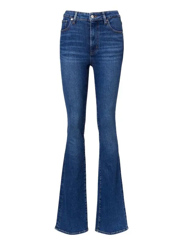 FRAME Reboot High-rise Flared Jeans In Foxley Wash - Blue