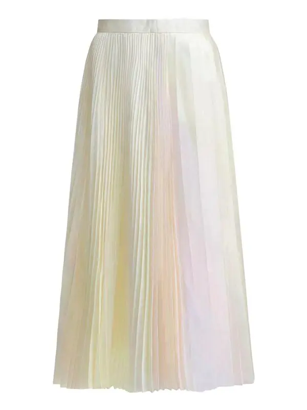 SANDBEIGE Pleated Midi Skirt - Neutrals