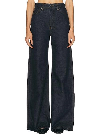 Khaite Dane Wide Leg Jeans - Benson