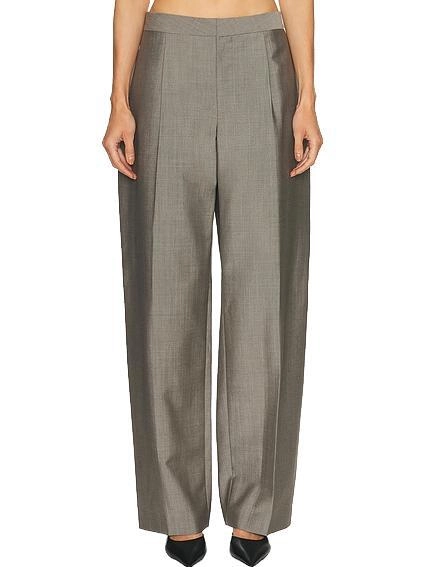 Alexander Wang Mid Rise Tailored Pant - Mink Melange