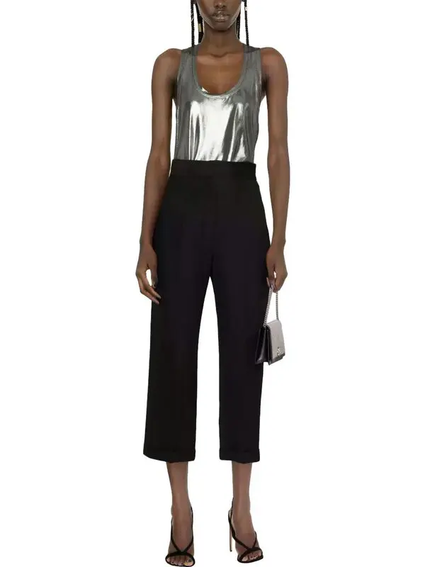 TOM FORD Laminated Tank Top - Silver