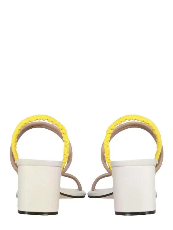 ALYSI 60mm Strap Heeled Sandals - Neutrals