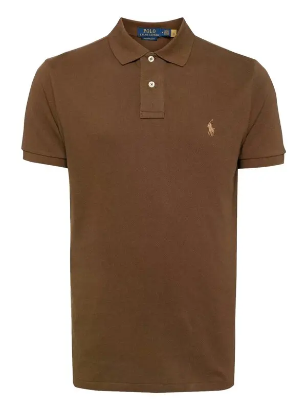 Polo Ralph Lauren Short-sleeve Cotton Polo Shirt - Brown