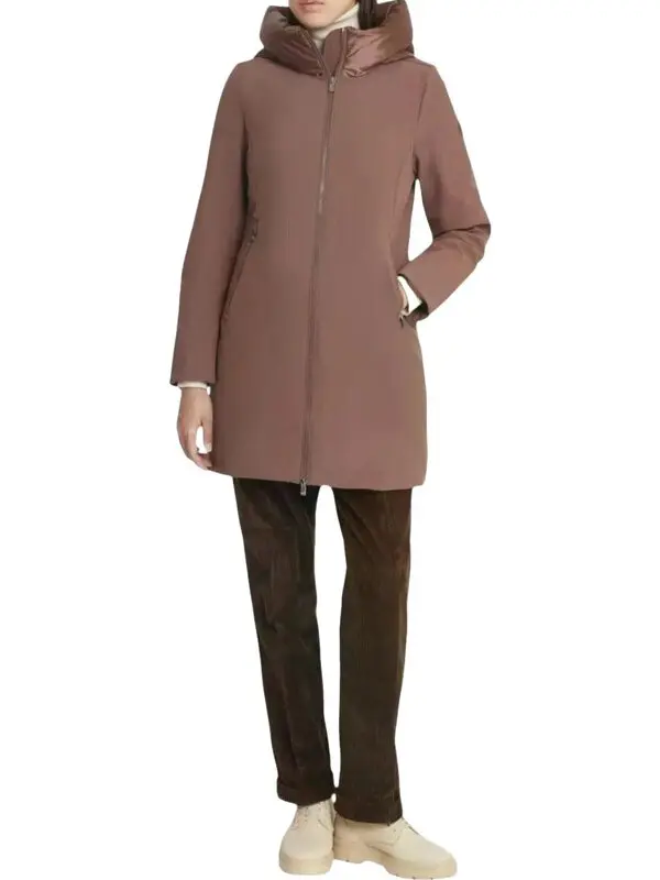 CIESSE PIUMINI Quilted Hooded Coat - Brown