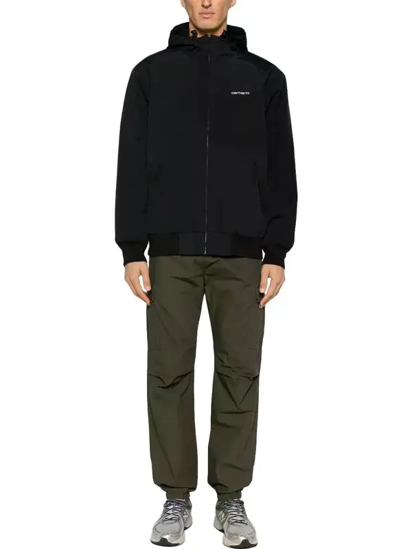 Carhartt Work In Progress Sail Hooded Jacket - Black