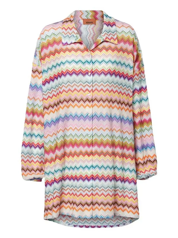 Missoni Zigzag Lame Shirt - Multicoloured