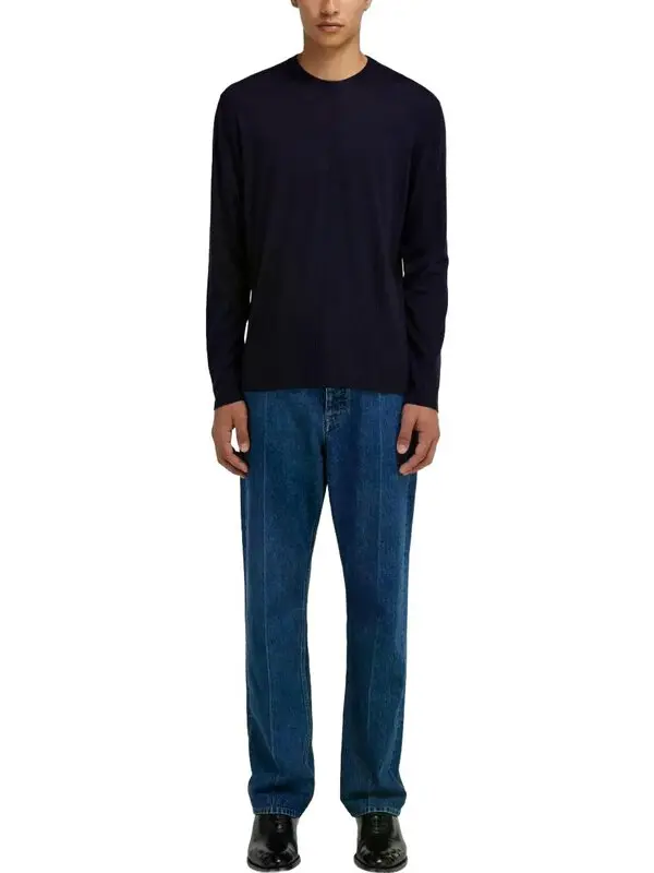 FERRAGAMO Crewneck Sweater - Blue