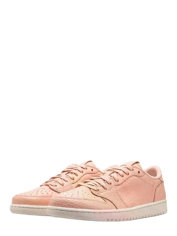 JORDAN 1 Retro Low Leather Sneakers - Orange