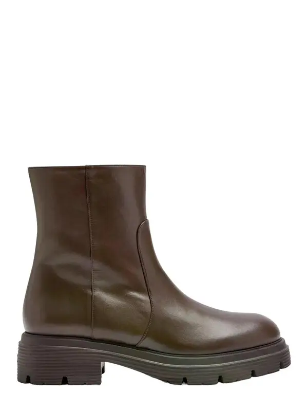 STUART WEITZMAN Hudson Lite Zip Boots - Brown