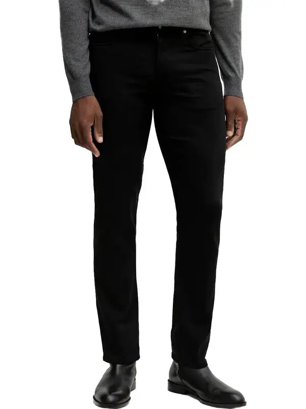 Guess Logo Patch Jeans - Black