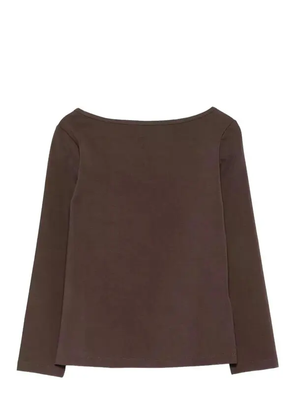 ST. AGNI Long-sleeves T-shirt - Brown