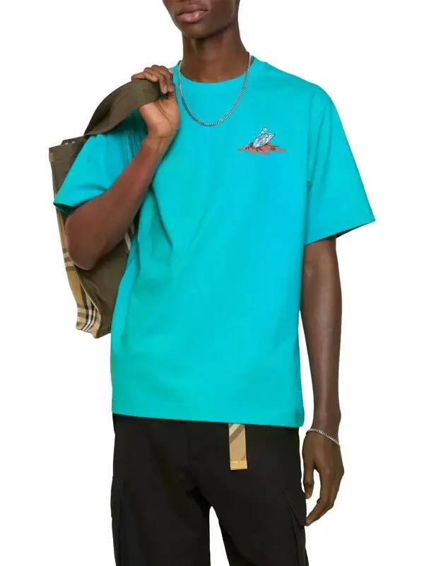 Burberry Printed T-shirt - Blue