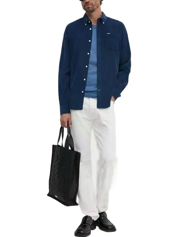 Barbour Ramsey Pocket Corduroy Shirt - Blue