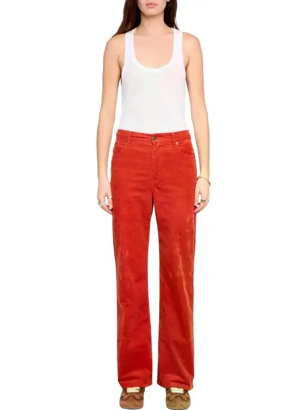 Zadig&Voltaire Evy Corduroy Trousers - Red