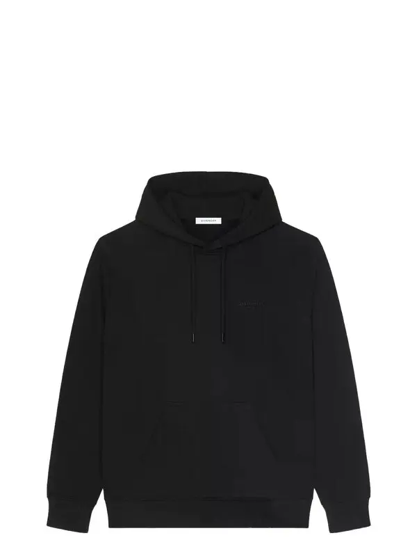 Givenchy Cotton Hoodie With Graphic - Black