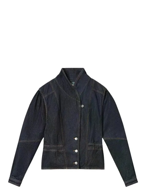 Isabel Marant Étoile Dolie Buttoned Denim Jacket - Blue